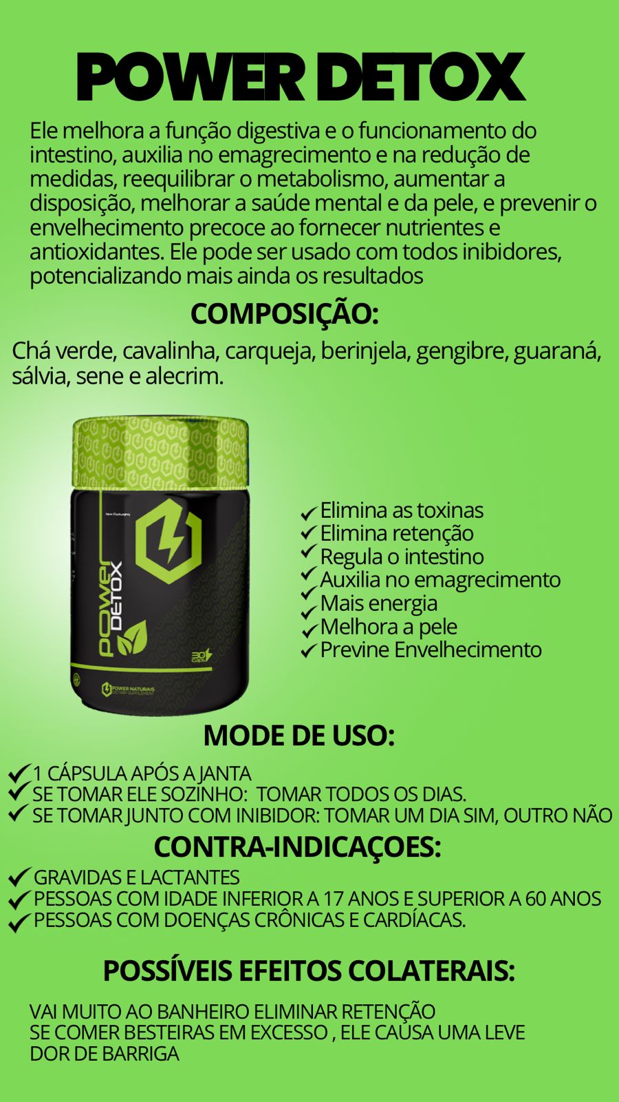 suplemento natural para detox e equilíbrio intestinal